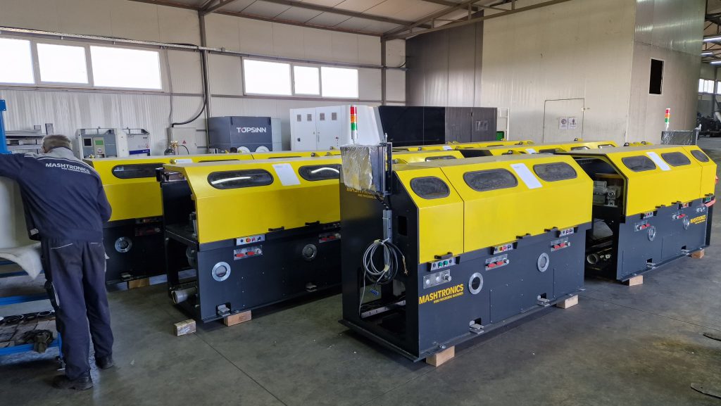High Speed Wire Drawing Line – Mashtronics Wire Processing Machines
